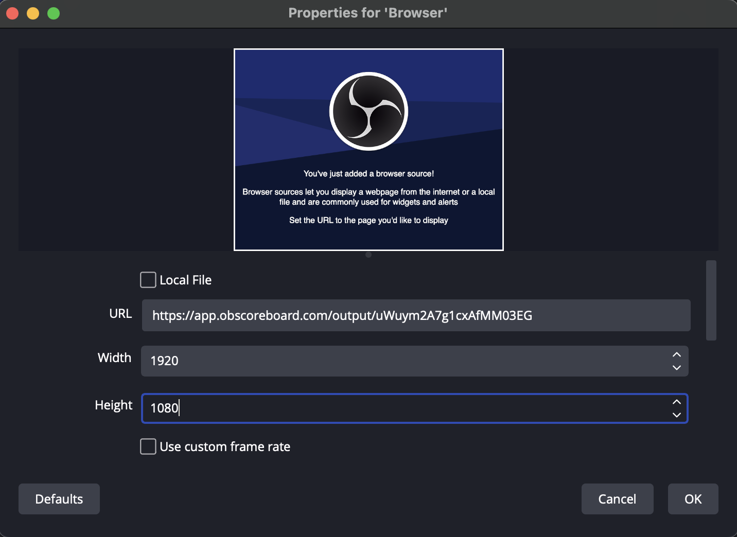 How to add a scoreboard overlay to Facebook Live with OBS