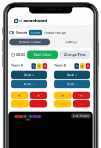 Sports Scoreboard Overlays for live streaming software - OBScoreboard
